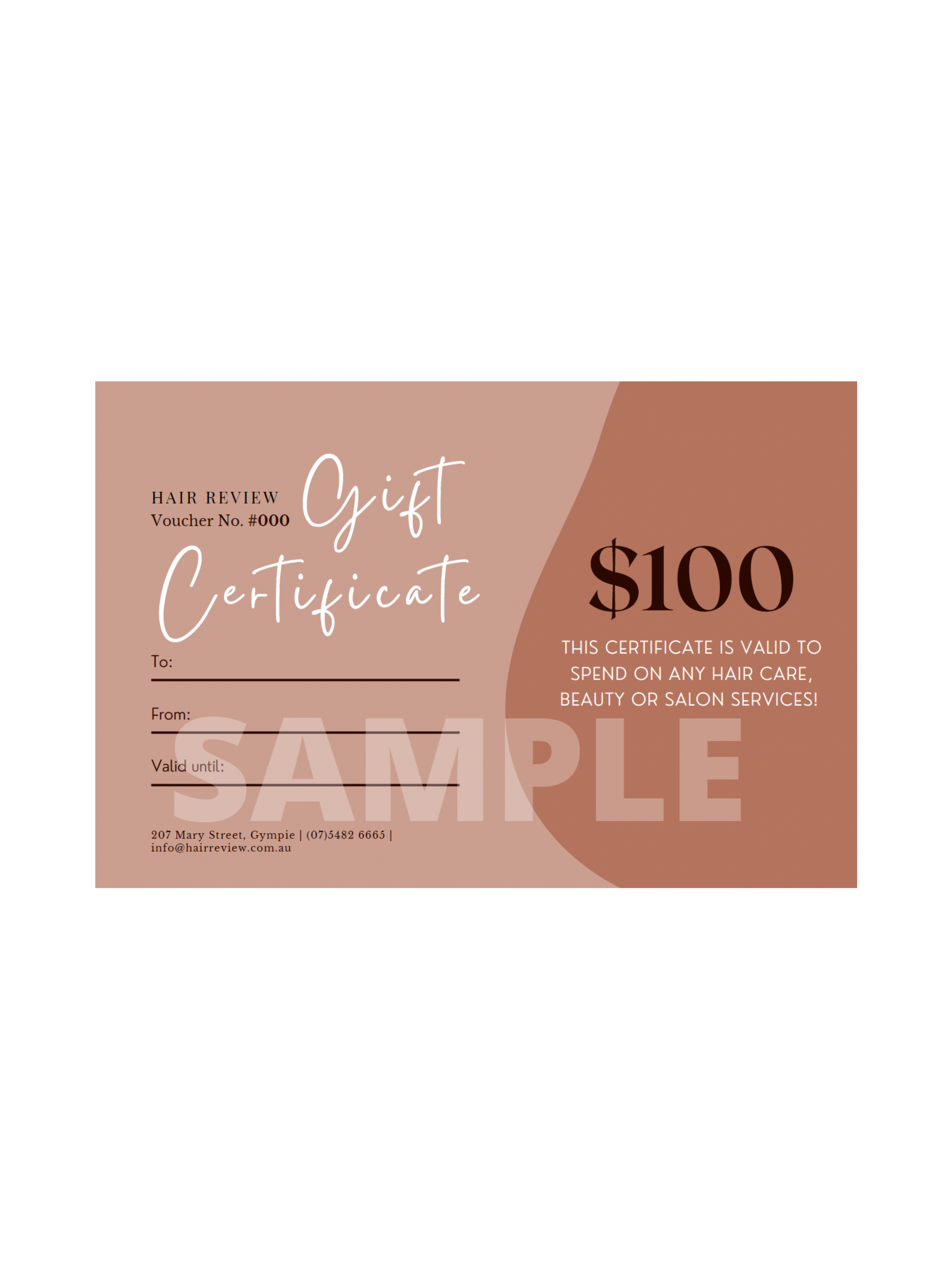 Hair Review Gift Voucher | Hair Review